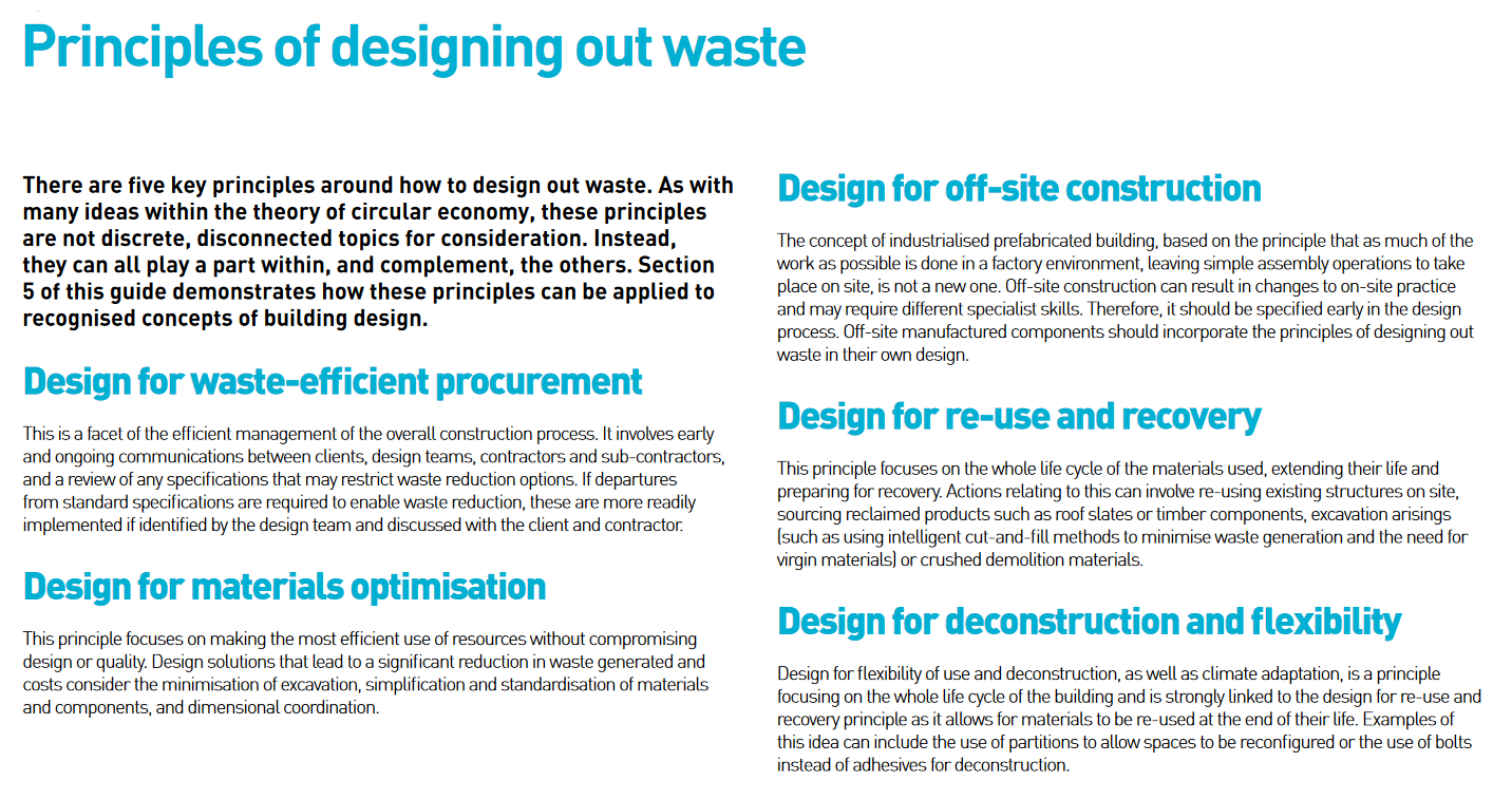 Design Out Waste - Building Out Waste